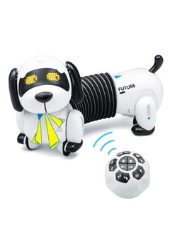 SYOSI Robot Dog Remote Control Dachshund Dog Toy RC Interactive Smart ...