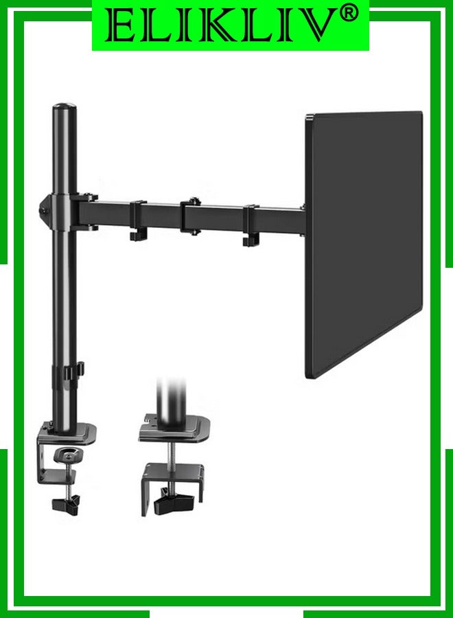 ELIKLIV Single Monitor Desk Mount, Height Adjustable Computer Monitor ...