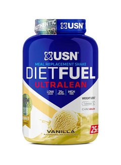 USN USN Diet Fuel UltraLean Vanilla 2KG: Meal Replacement Shake, Diet ...