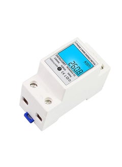 Generic Digital Electric Energy Meter Single Phase DIN Rail Electricity ...