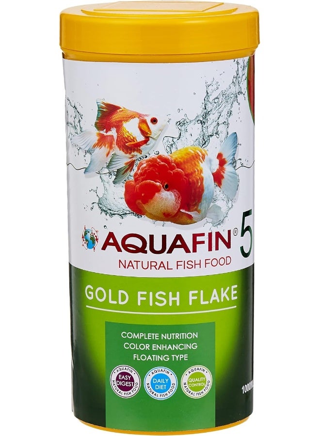 AQUAFIN Kw Zone Aquafin Gold Fish Flake (1000ml) | Best Price UAE ...