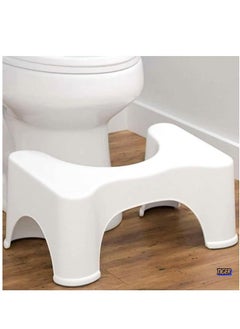 TIGER Squat Toilet Seat Leg Stool 8 Inch (White) for Western Toilet ...