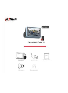 Dahua Dahua S8 Dash Camera Up To 4K Video Recorder Front And Rear Dual ...