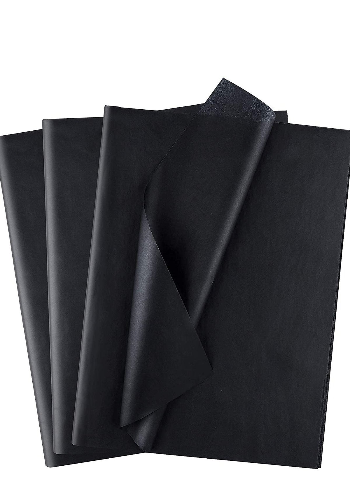 MARKQ Black Gift Wrapping Tissue Paper Sheets for DIY Crafts, Gift Bags ...