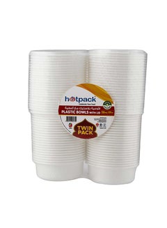Hotpack Hotpack Plastic Bowl with LID 225ml X 2 Pack (25 Pieces X 2 ...