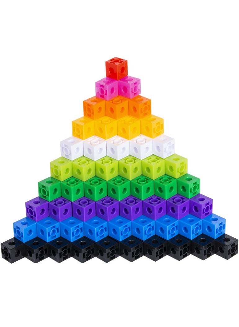 Generic 100 Pcs Cube Set, 10 Colors,Assembly Educational Toys,Building ...