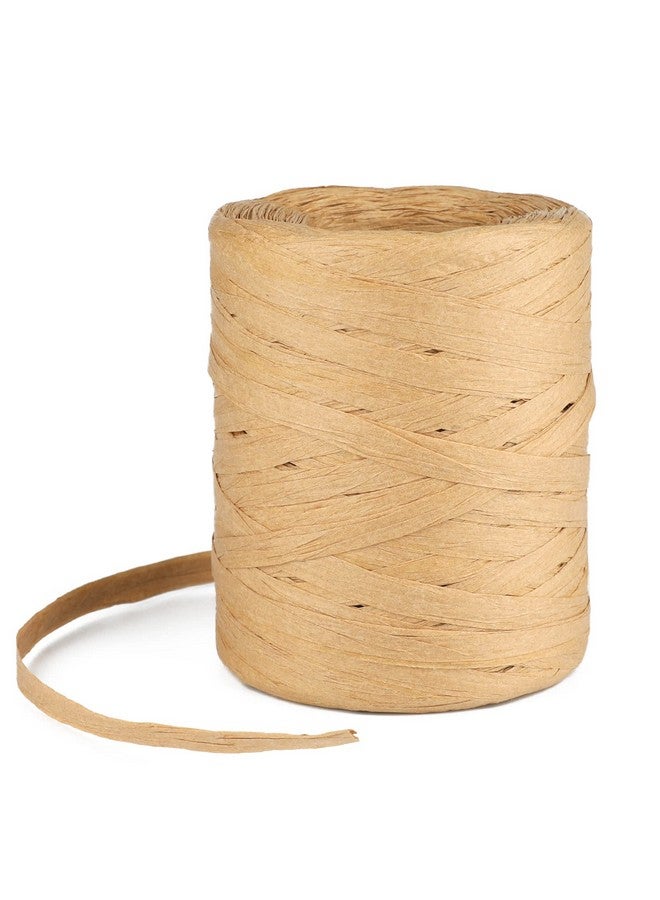 jijAcraft 218 Yards Raffia Ribbon, 1/4 Inch Natual Raffia String Ribbon ...