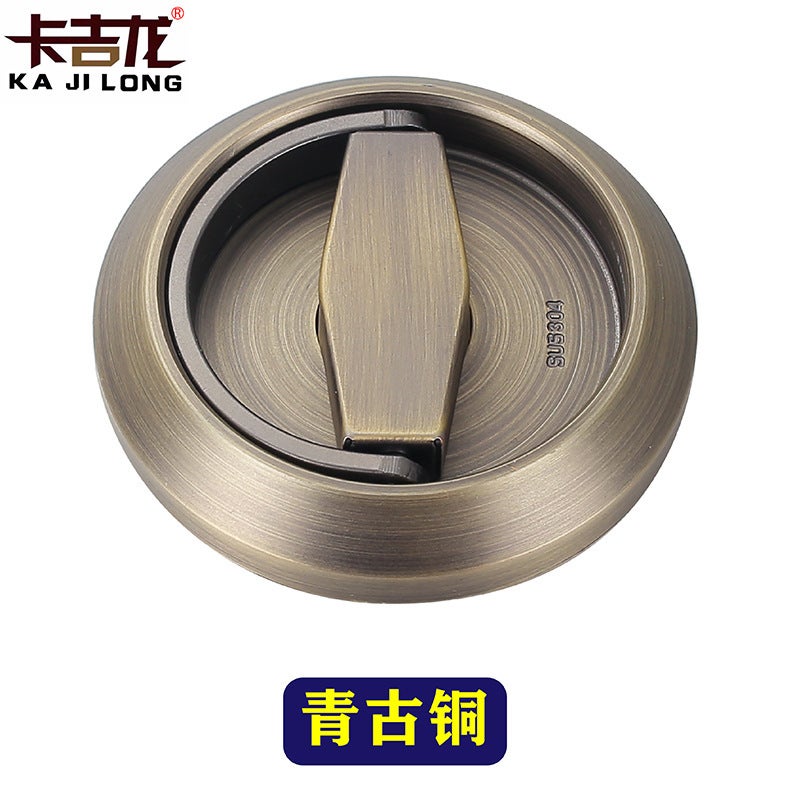 Generic 304 Stainless Steel Fire Door Aisle Door Pull Ring Handle Dark ...