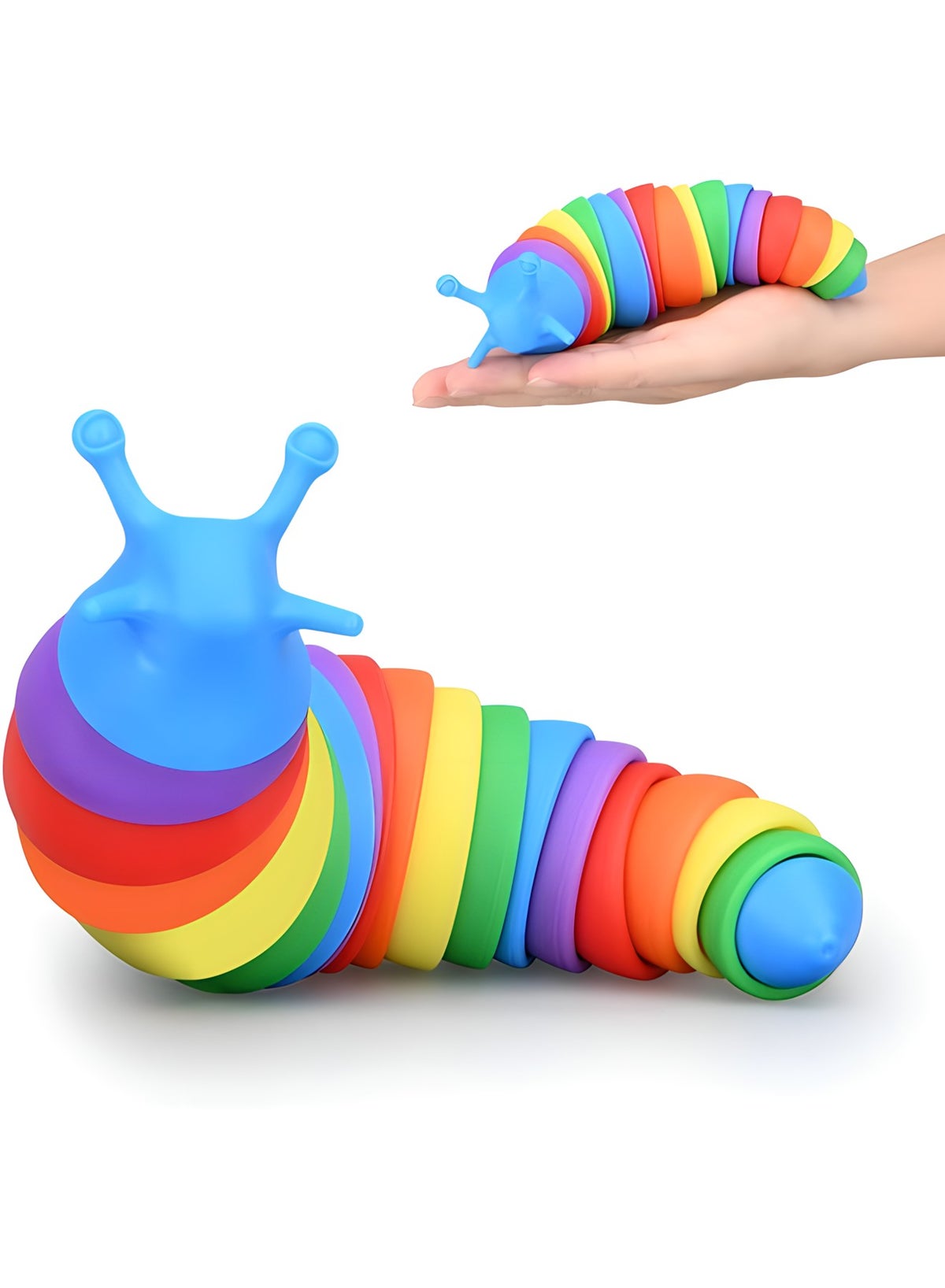 MAGIC VAULT Fidget Slug,Fidget toys Set,3D Printed Articulated Sticky ...
