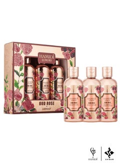 HAMIDI Luxury Oud Rose 3pcs Cosmetics Gift Set - Hair & Skin Care ...