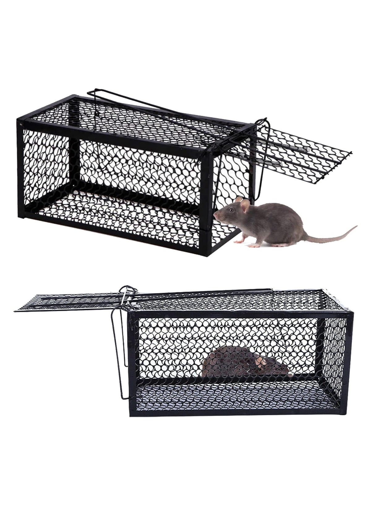 Generic Humane Rat Trap, Live Mouse Rat Trap Cage, Thicken Steel Mice ...