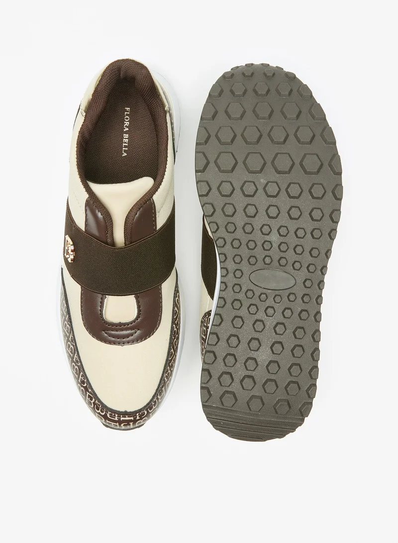 Flora Bella By Shoexpress Brown Women Textured Slip-On Low Ankle ...