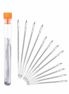 Y&D Large Eye Sewing Needles, 12 Pcs Professional Sharp Needles with 3 ...