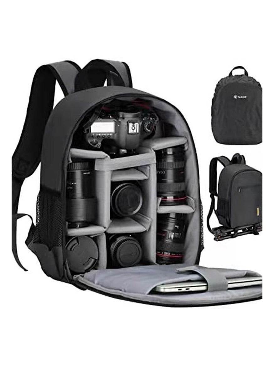 Hihonor Camera Backpack Bag for DSLR/SLR Mirrorless Camera Waterproof ...