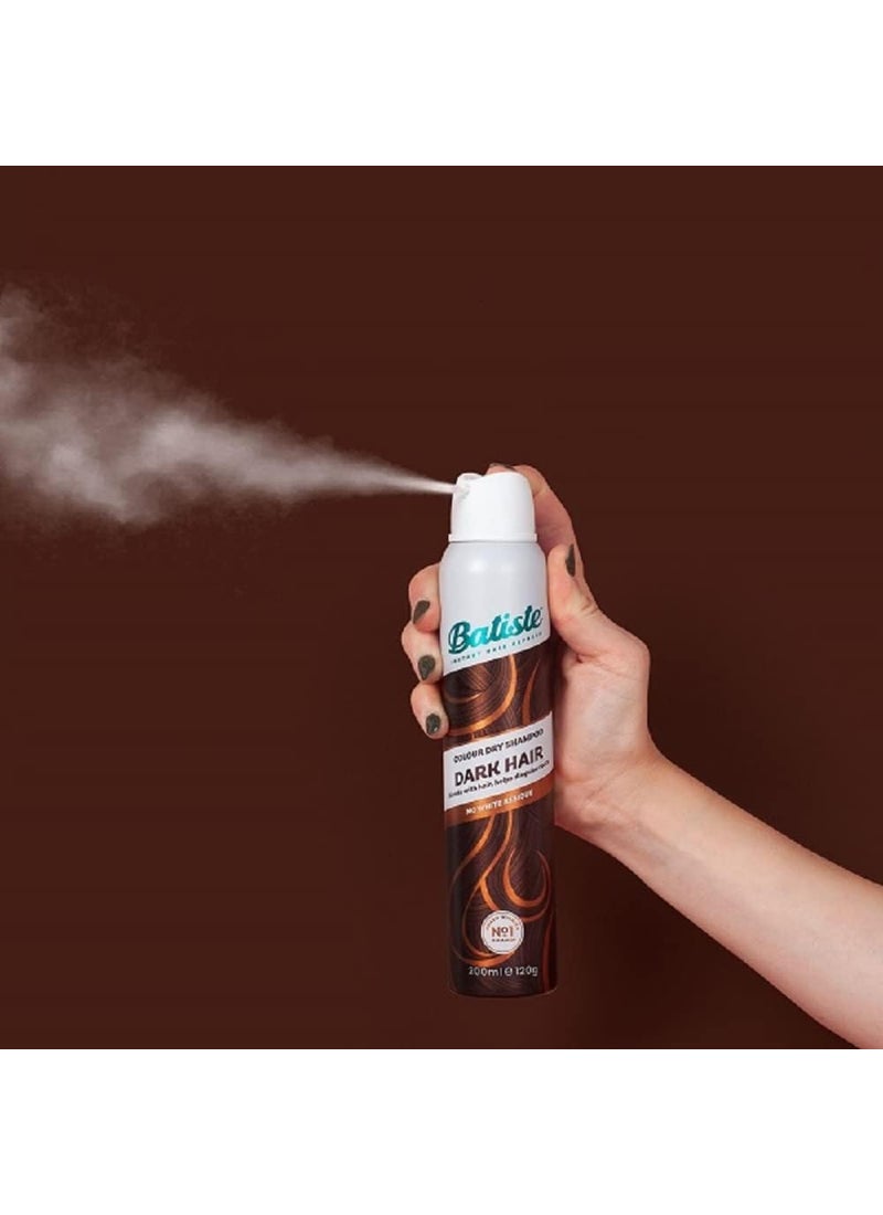 Buy Batiste Dry Shampoo Plus Devine Dark Online | 15 Minutes Instant ...