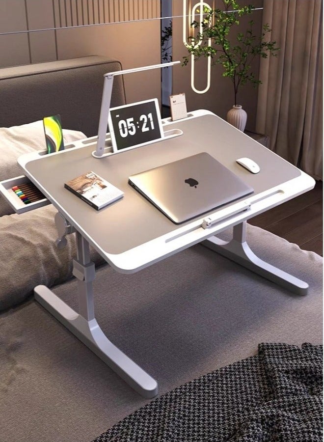ELFSA Folding Bed Laptop Table - E-Table Foldable Adjustable Laptop ...