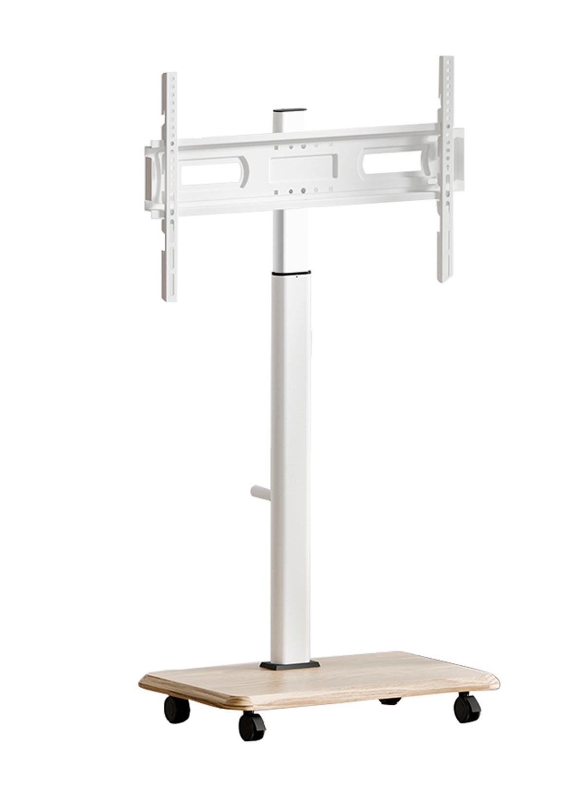 FlashHawk Wooden Mobile TV Stand for 26 to 70 Inch TV, Horizontal ...