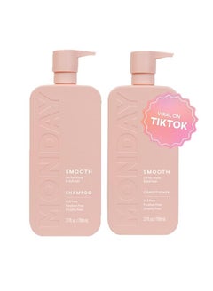 MONDAY Smooth Shampoo + Conditioner Bathroom Set (2 Pack) 798 ml 12oz ...