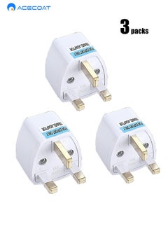 ACECOAT UK Travel Plug Adapter Power Socket Converter,EU/AU/US/Canada ...