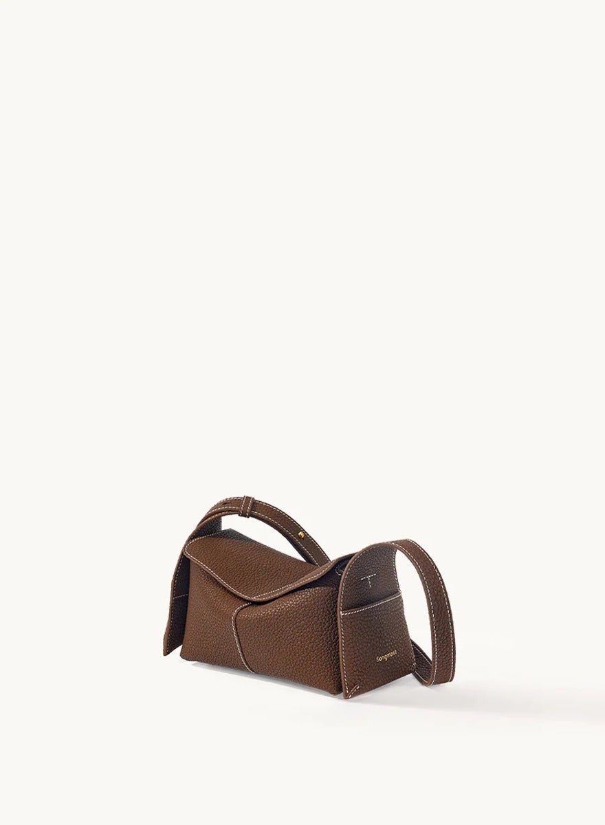Songmont Mini Drippy Roof Bag - Dark brown | Best Price KSA | Riyadh ...