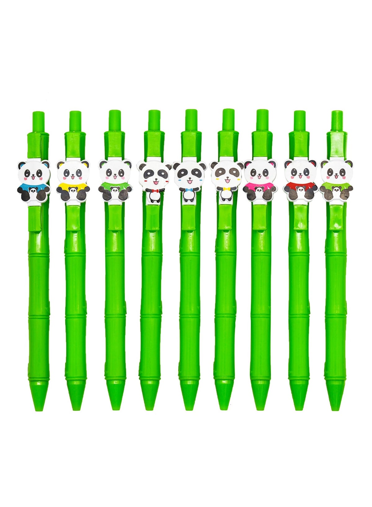 Generic Panda Gel Pen Set - 12 Cute Cartoon Pens with Black Ink (0.5mm ...