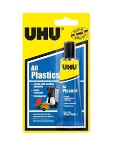 UHU UHU All Plastics Adhesive, Special Repair And Model Making Glue, 33 ...