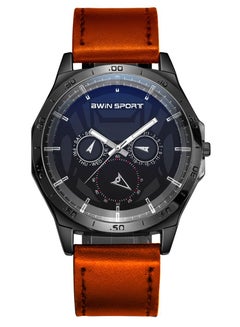 BWIN SPORT Men Wrist Watch By Bwin Leather Band | Best Price KSA ...