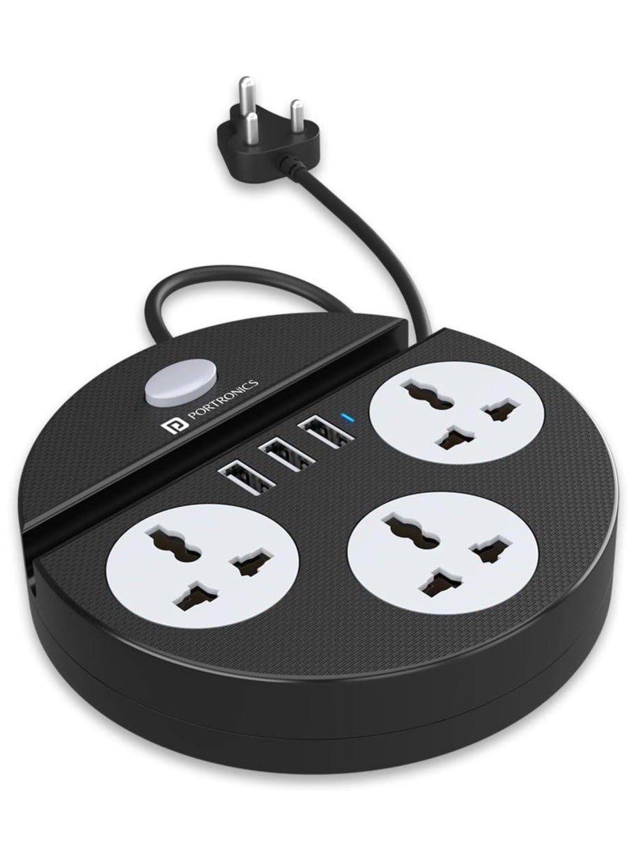 Portronics Portronics Power Plate 5 1500W Power Converter with USB ...