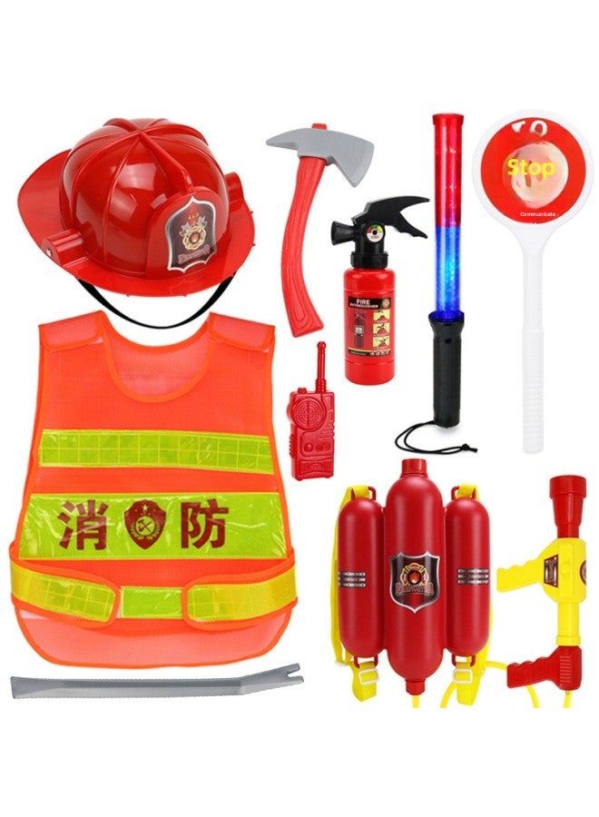 Children's Firemen Role-playing Equipment Play House Toy Simulation ...