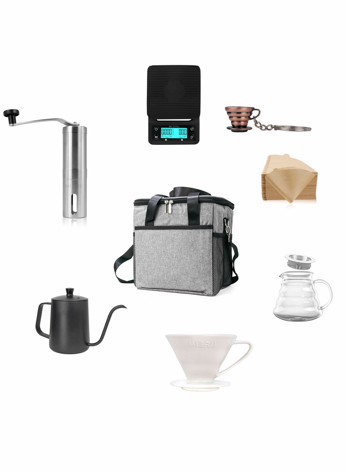 MIBRU V60 Distillation Set Coffee Machines 9 Piece Distilled Coffee ...