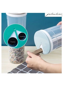 fashionhome Airtight Food Storage with Lid, Airproof Seal Jar Food ...