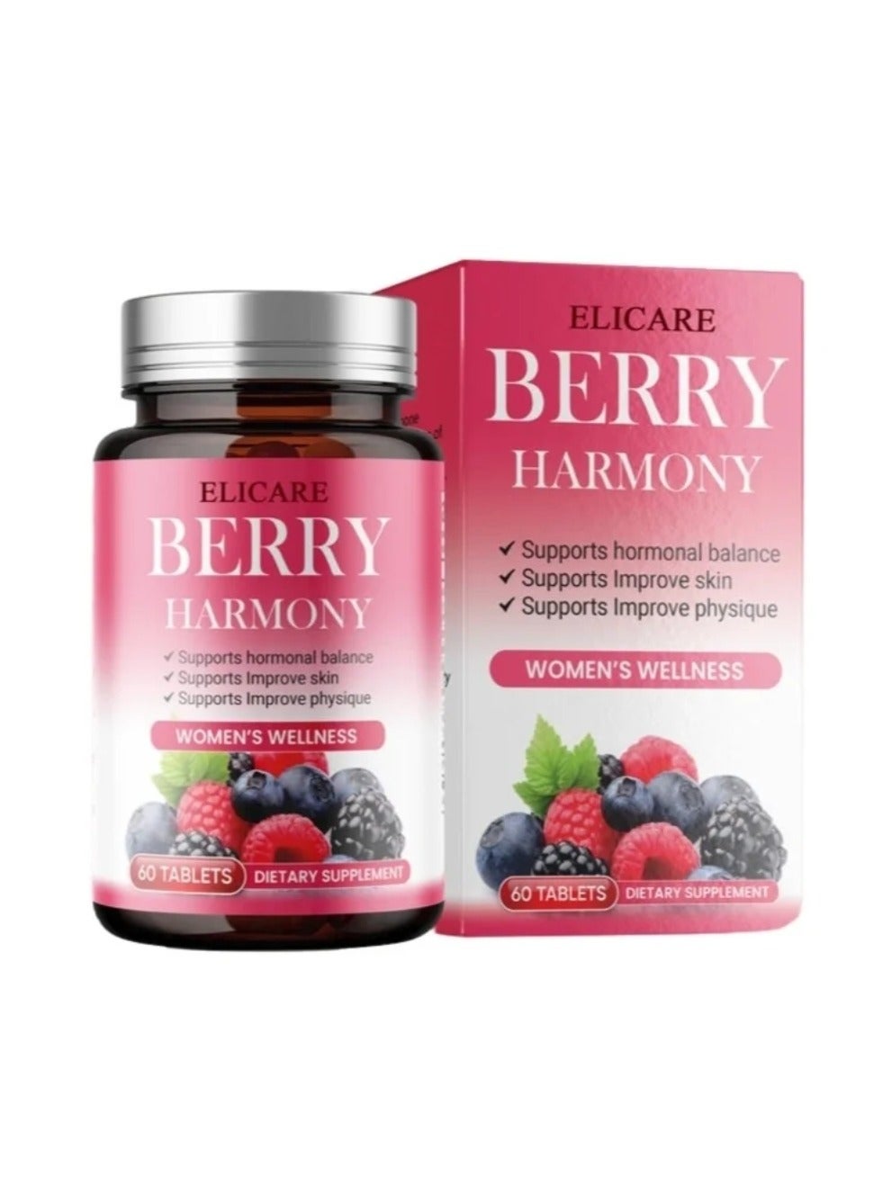 elicare Berry Harmony Women's Wellness,60 Tablets | Best Price KSA ...