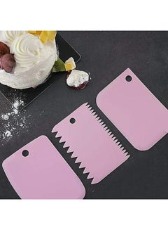 Generic Set Of 3 Cake Smoother And Scrapers Tools For Cake Decorating 3 ...