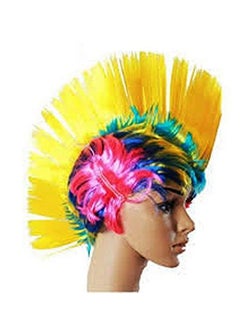Western Era Funny Mohawk Multicolor Spike Wig For Costume Prank Theme ...