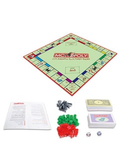 DURKU Monopoly Classic Property Trading White Wood Board Game For ...