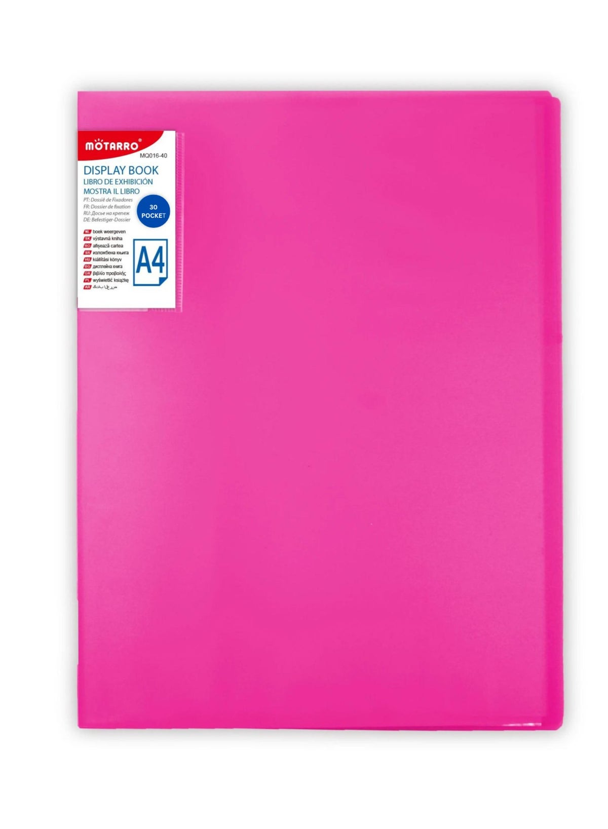 MOTARRO Display Book 30 Pocket Folder Wallet Bag Documents Organizer ...