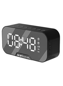 تسوق Generic وAlarm Clock With Bluetooth Music Player Black 13.9x 6.8x4 ...