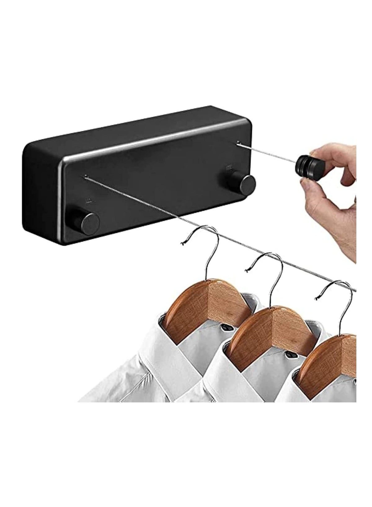 Generic Retractable Clothesline (Double line), Indoor Outdoor Wall ...