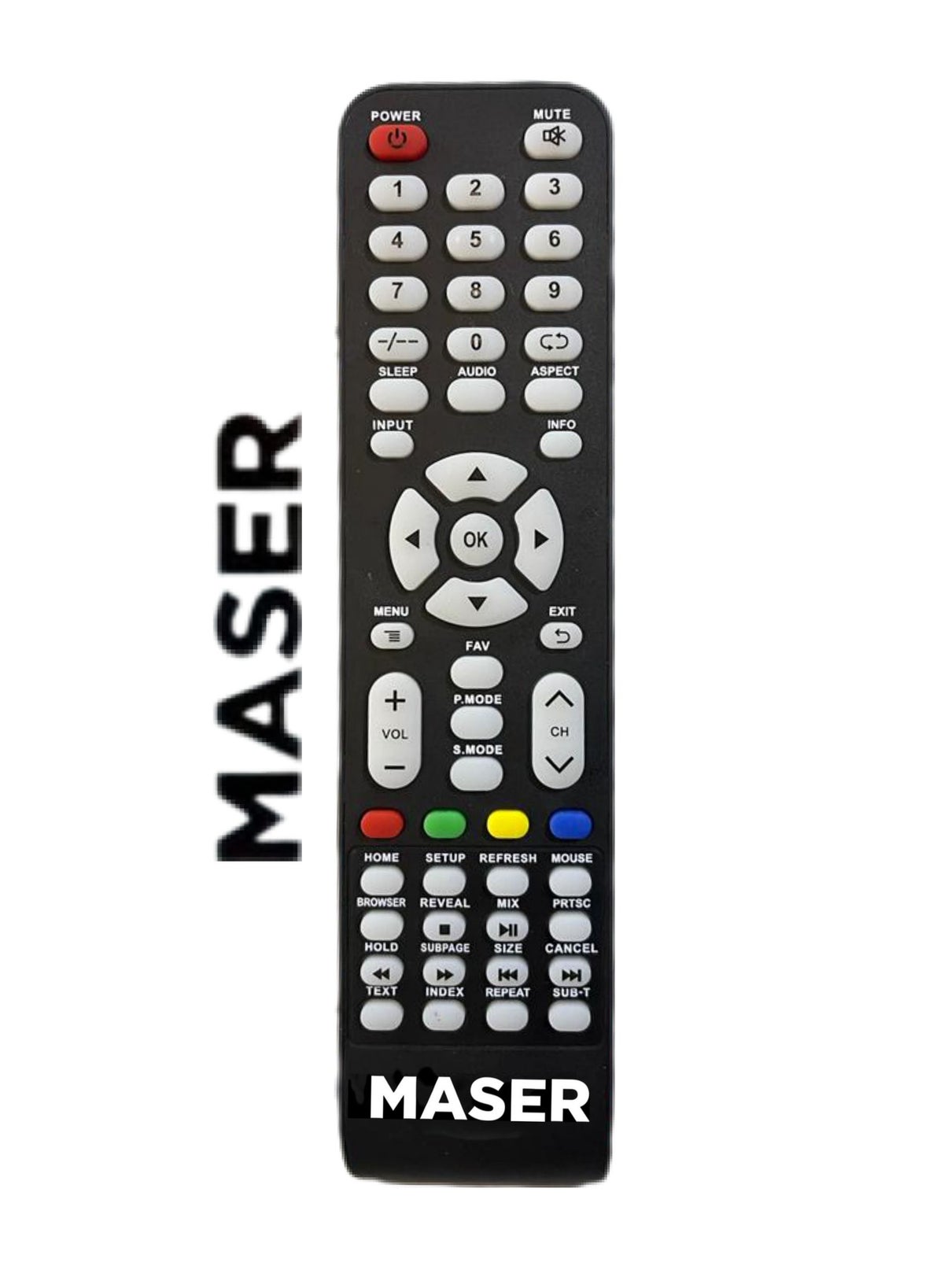 Maser MASER Remote Control for Smart TV Compatible Replacement Remote ...