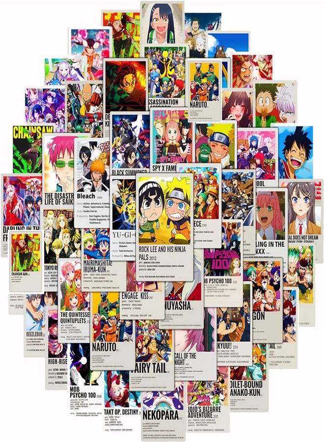 Stickers 25 Pcs Japanese Anime Character Stickers No Repeat Stickers ...