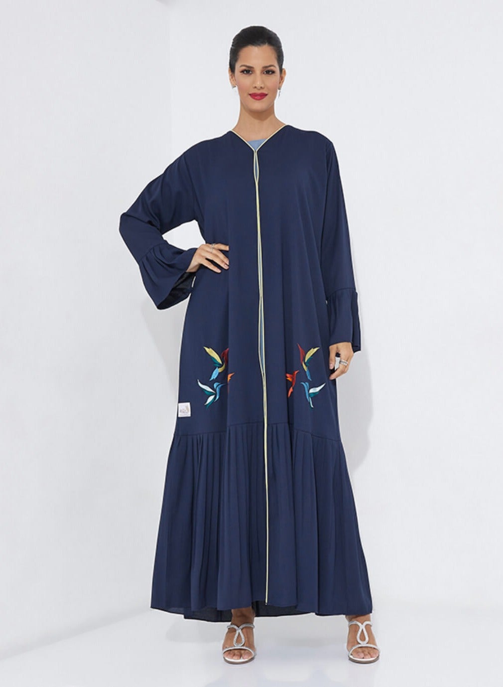 Rosette Abaya Stylish Abaya with Mixed Color Embroidery - Elegant ...