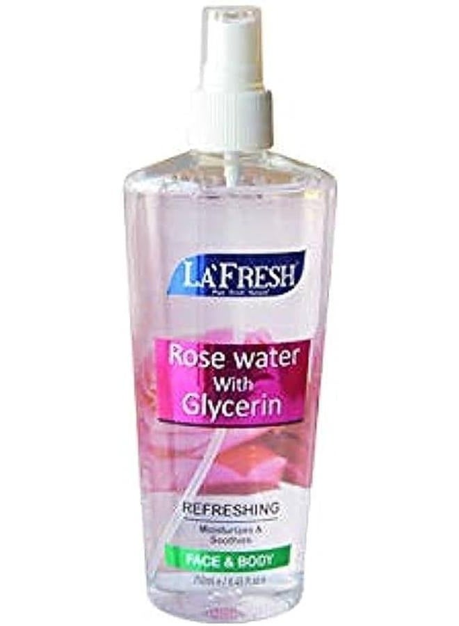 LA FRESH Rose Water with Refreshing Glycerin 250ml | Best Price UAE ...