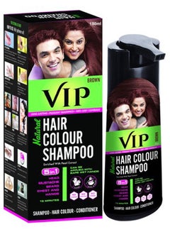 VIP Natural Hair Colour Shampoo Brown 180ml UAE | Dubai, Abu Dhabi