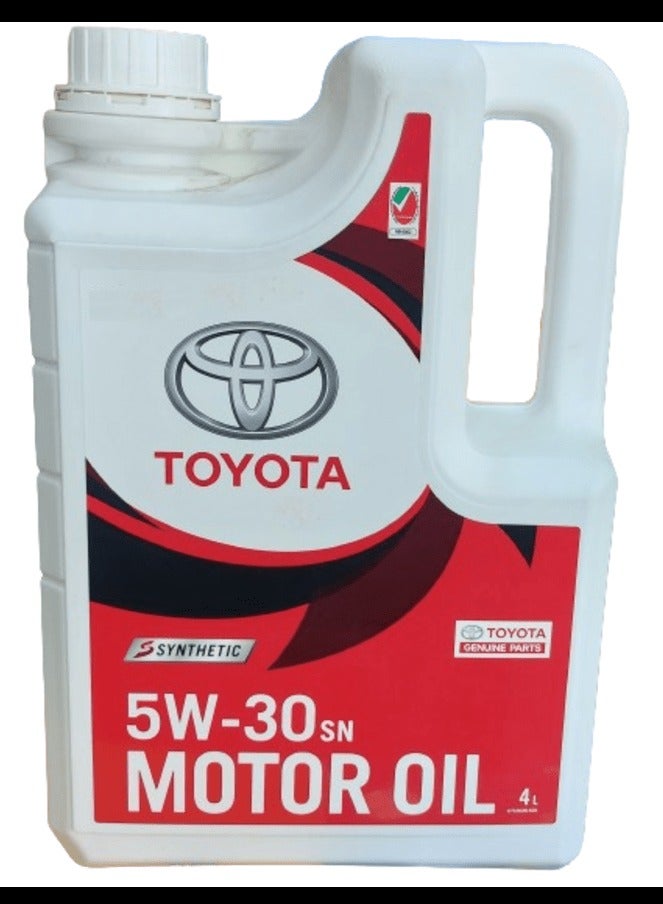 TOYOTA TOYOTA GENUINE MOTOR OIL SN 5W30 4LTR | Best Price UAE | Dubai ...