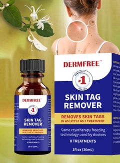 DERMFREE Skin Tag Remover Extra Strength Skin Tag Removal Serum Removes ...