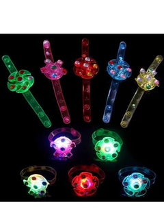 Generic 10 Pack Glow in The Dark LED Light Up Fidget Bracelets Party ...