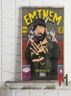 Generic (Assembly frame) Rapper Singer Eminem Comic Covers Poster ...