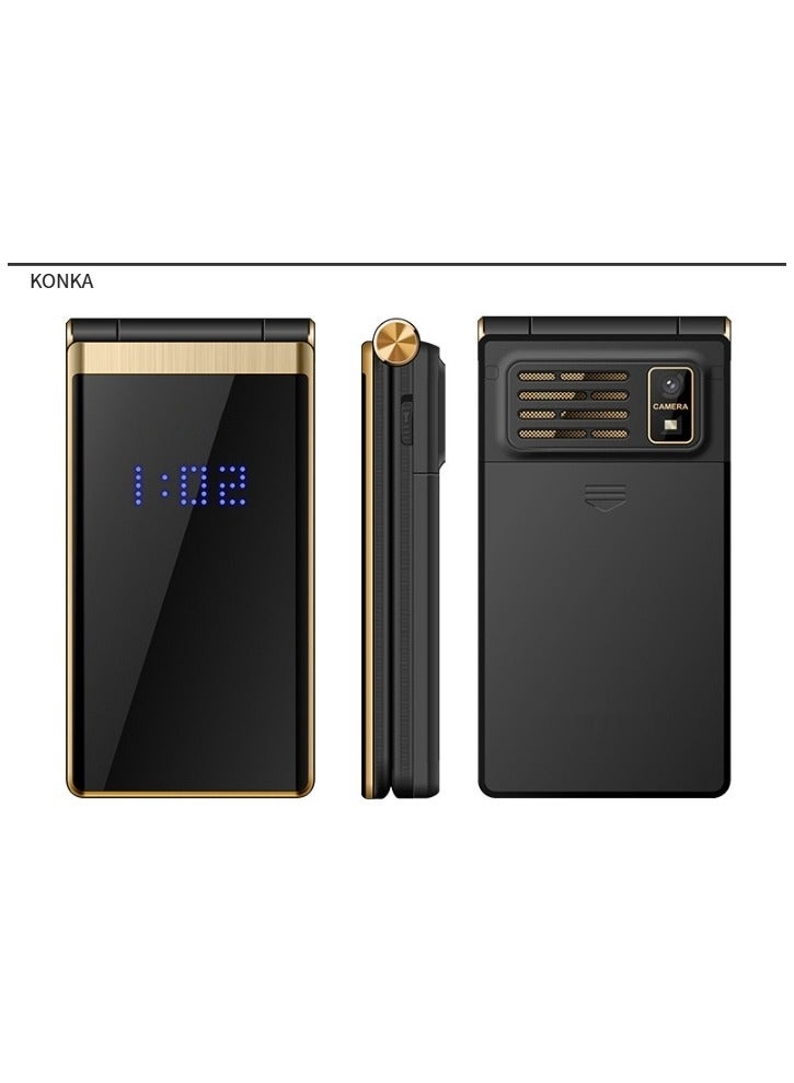 KONKA Flip Feature Phone with Dual Screens and Physical Keypad | Best ...