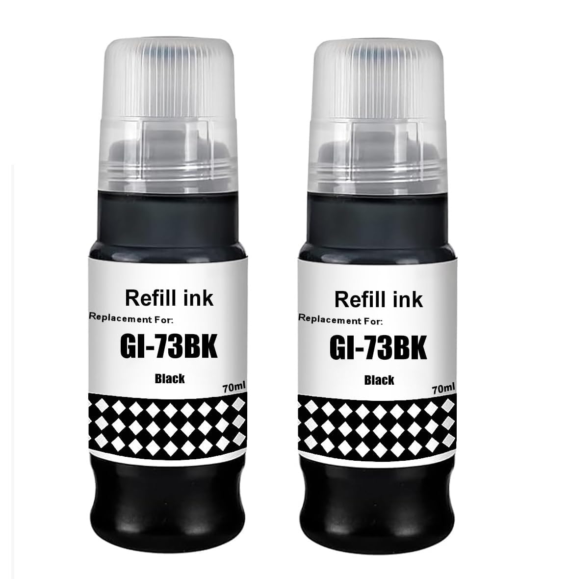 CHIYAD GI-73 Ink Bottle Compatible for Canon Pixma G570, G670, G550 ...
