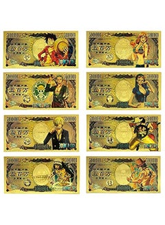 Generic Anime One Piece Gold Coated Banknote, Limited Edition ...